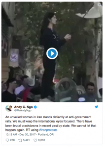 The ‘Girls of Revolution Street’ protest over Iran’s compulsory hijab ...