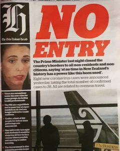 NZ closes its borders to anyone not a citizen or permanent resident ...